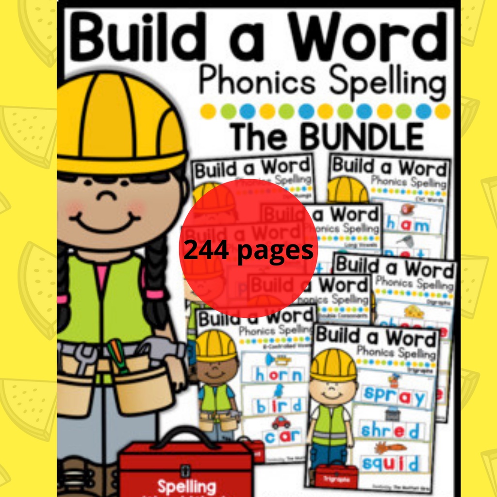 (PDF) primary school worksheet build a word bundle 244 pages SOFTCOPY ...