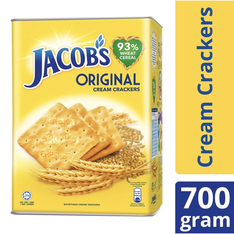 Jacob’s Tin Original Cream Crackers 700g | Shopee Malaysia