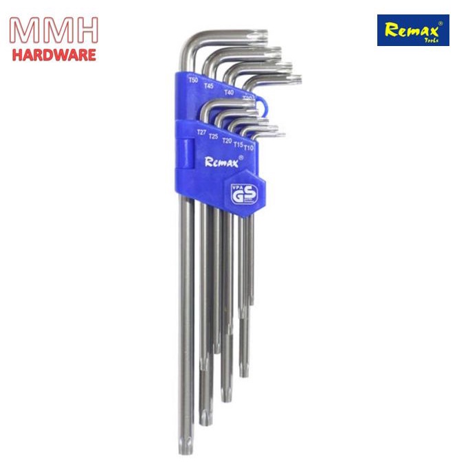 REMAX 9 PCS EXTRA LONG STAR ALLEN KEY SET | Shopee Malaysia