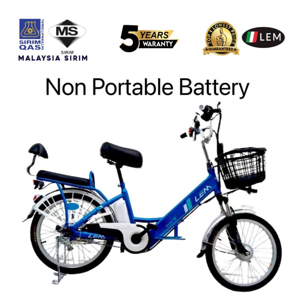 ★LEM★Electric Bicycles/Electric bike/Ebike Pedal 2seat | Shopee Malaysia