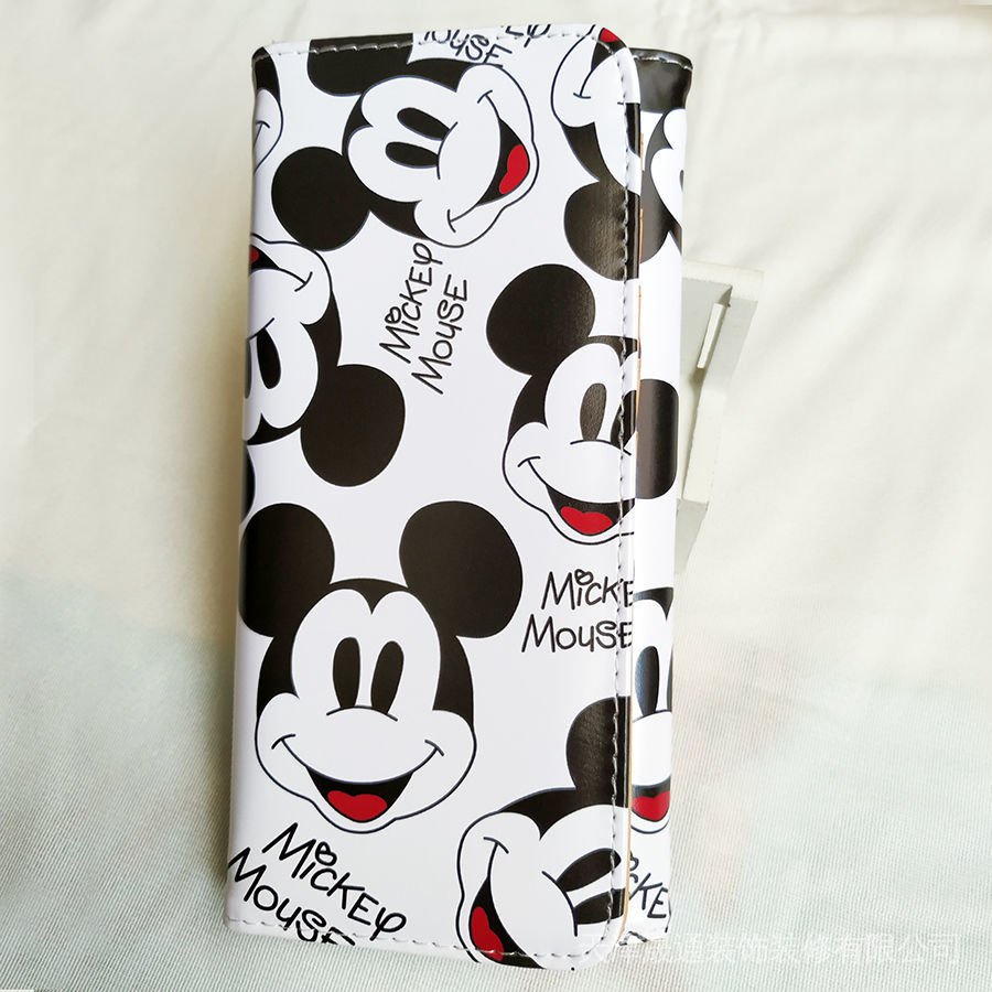 Cute cartoon wallet long wallet PU coin purse cartoon wallet foldable ...