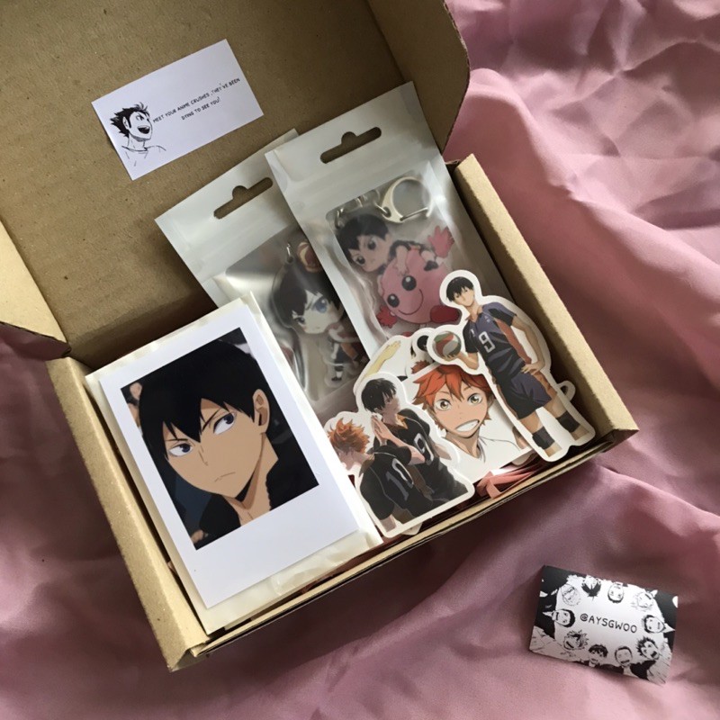 Anime Haikyuu Gift Set Boxes Kageyama Oikawa Kuroo Kenma Bokuto Akaashi ...