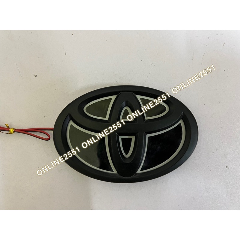 TOYOTA 5D LOGO BLACK LED 14cm VELLFIRE ALPHARD | Shopee Malaysia