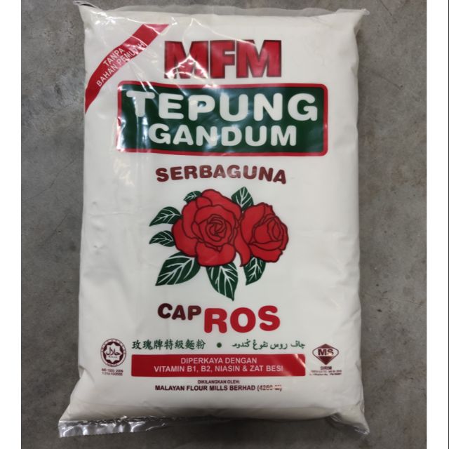 Tepung gandum cap ros 850g | Shopee Malaysia