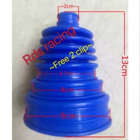100% SILICONE UNIVERSAL DRIVE SHAFT BOOT WITH CLIP PROTON PERODUA ...
