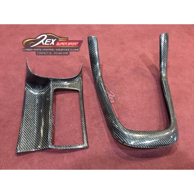 VW Volkswagen Golf Mk6 Console Interior Carbon Set TSI GTI R Fiber ...