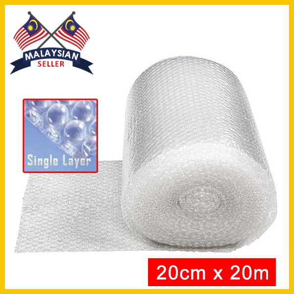 Unicomall (20cm x 20m) Single Layer Bubble Wrap Roll | Shopee Malaysia