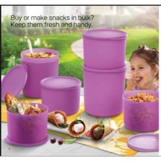 💖READY STOCK💖 SO FRESH TUPPERWARE AIR TIGHT SIZE 2.1L 3.3L PURPLE ...