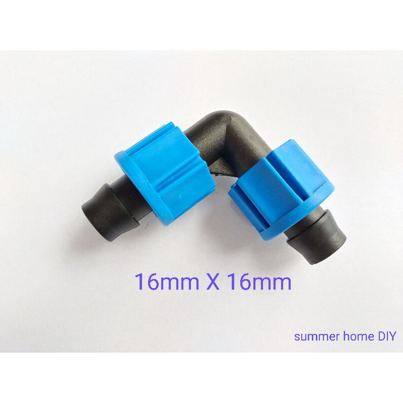 6mm Elbow/Elbow With Lock 16mm x 16mm For PE Poly Pipe/16mm Tubing ...