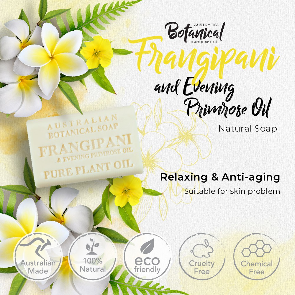 Australian Botanical Soap Pure Plant Oil Bar Soap 200g Imported