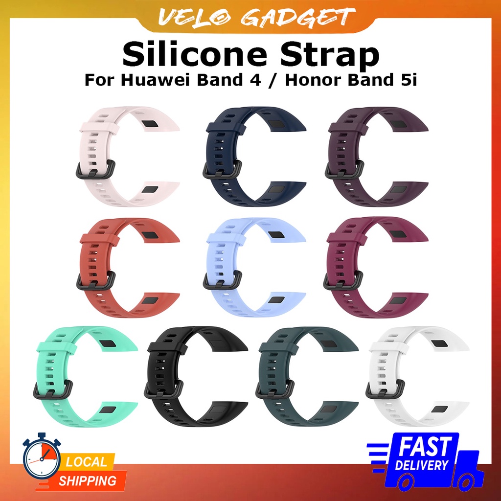 [Malaysia Stock] Huawei Band 4 / Honor Band 5i Silicone Strap Assorted ...
