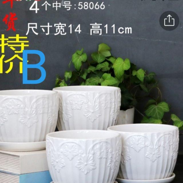 Ready stock PASU SERAMIK PUTIH SAIZ S (BULAT) | Shopee Malaysia