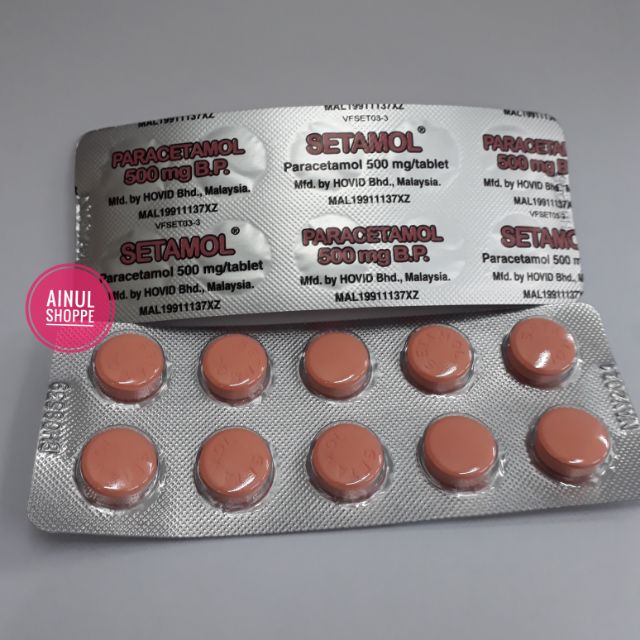 Setamol (paracetamol 500mg) | Shopee Malaysia
