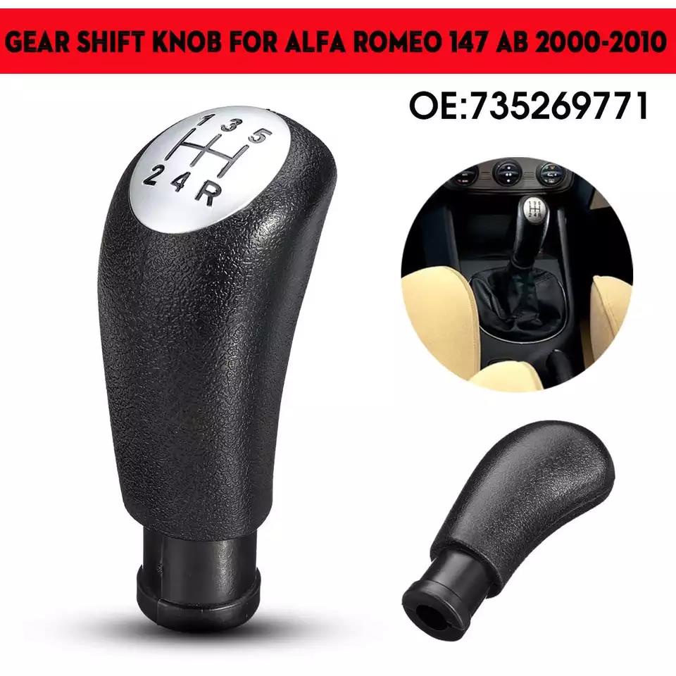 5 Speed Gear Shift Knob Lever For Alfa Romeo 147 156 Shifter Handball ...