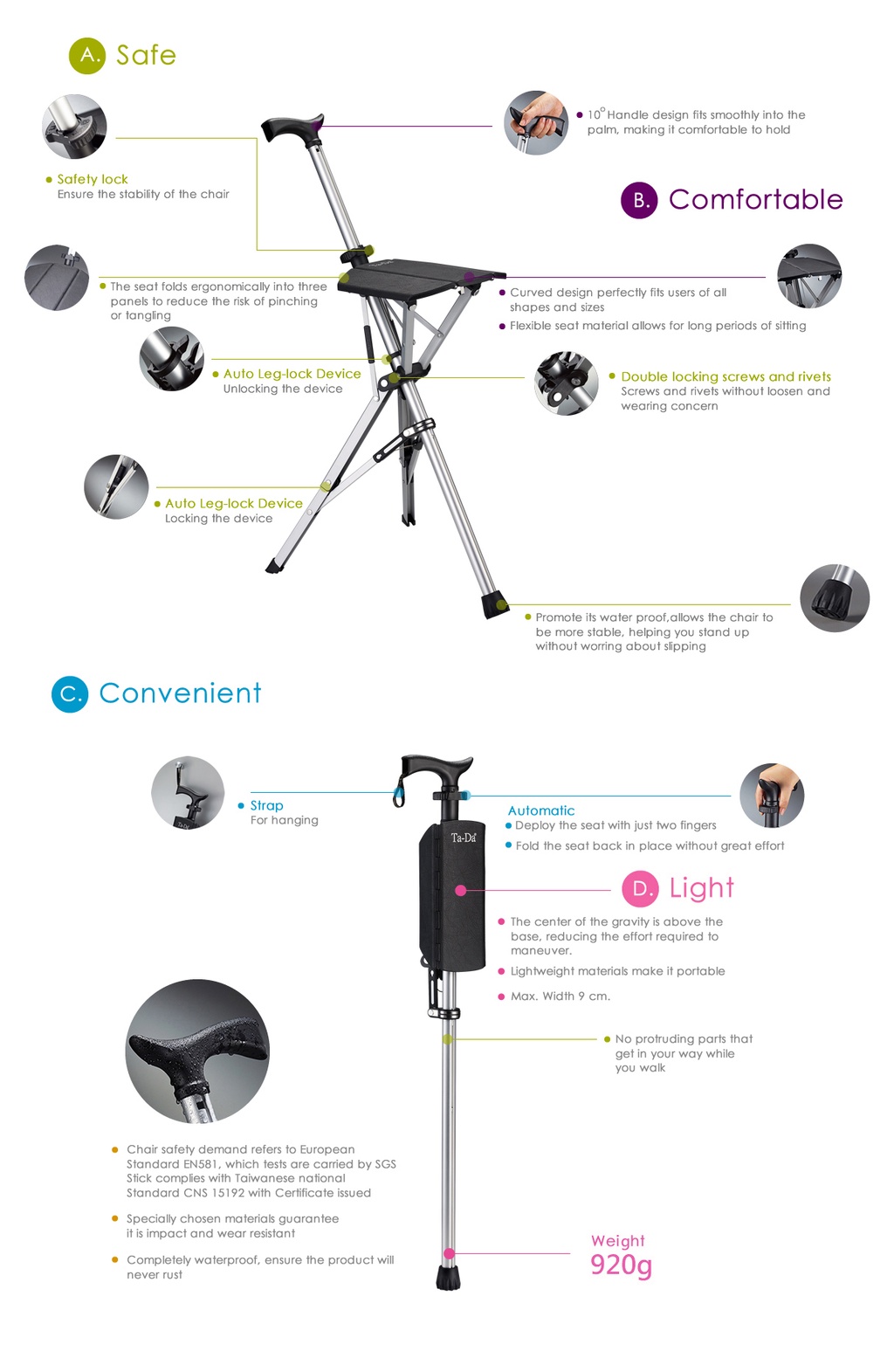 Ta-Da Chair Series 1 (Imported Ta da chair from Taiwan) Winner of ...