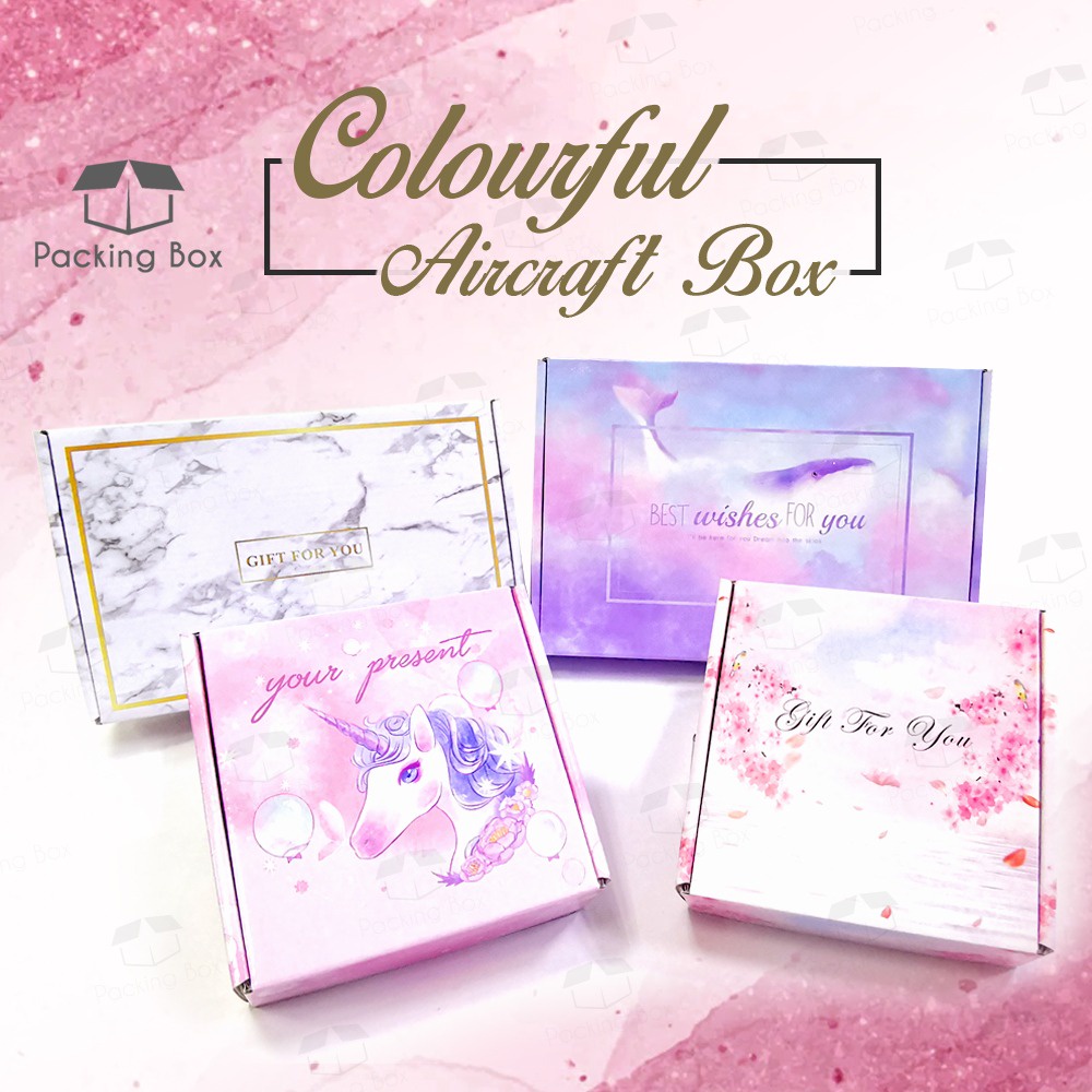 Craft paper box Pizza Box Carton Box Packing Box with Printed Design ...