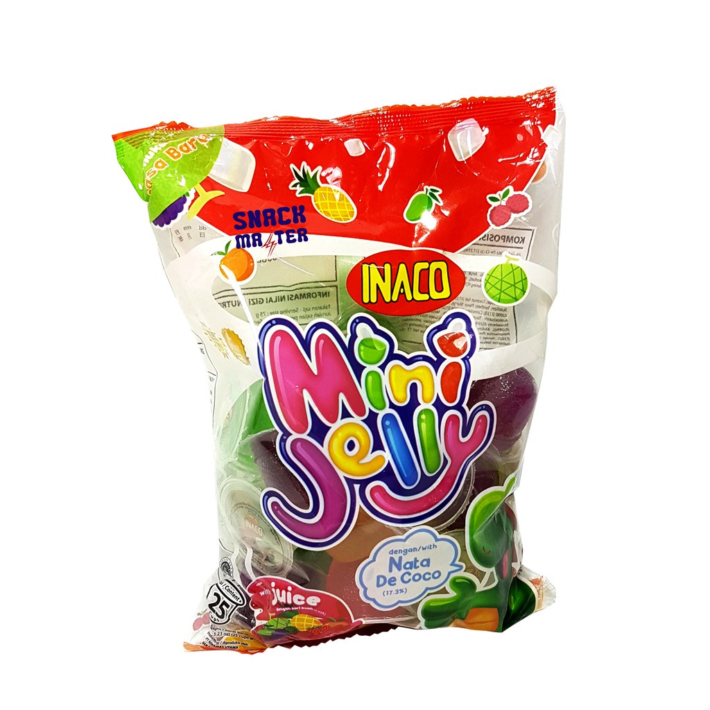 INACO Mini Jelly Nata De Coco Large Packaging Contains 25pcs | Shopee ...