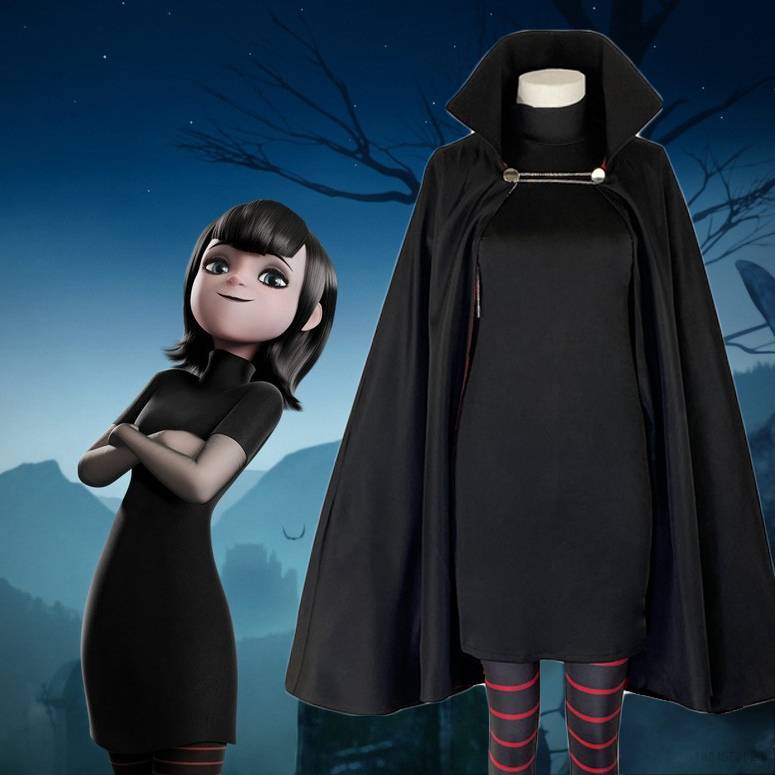 Hotel Transylvania - Mavis Cosplay Cloak Costume Set Anime Vampire ...