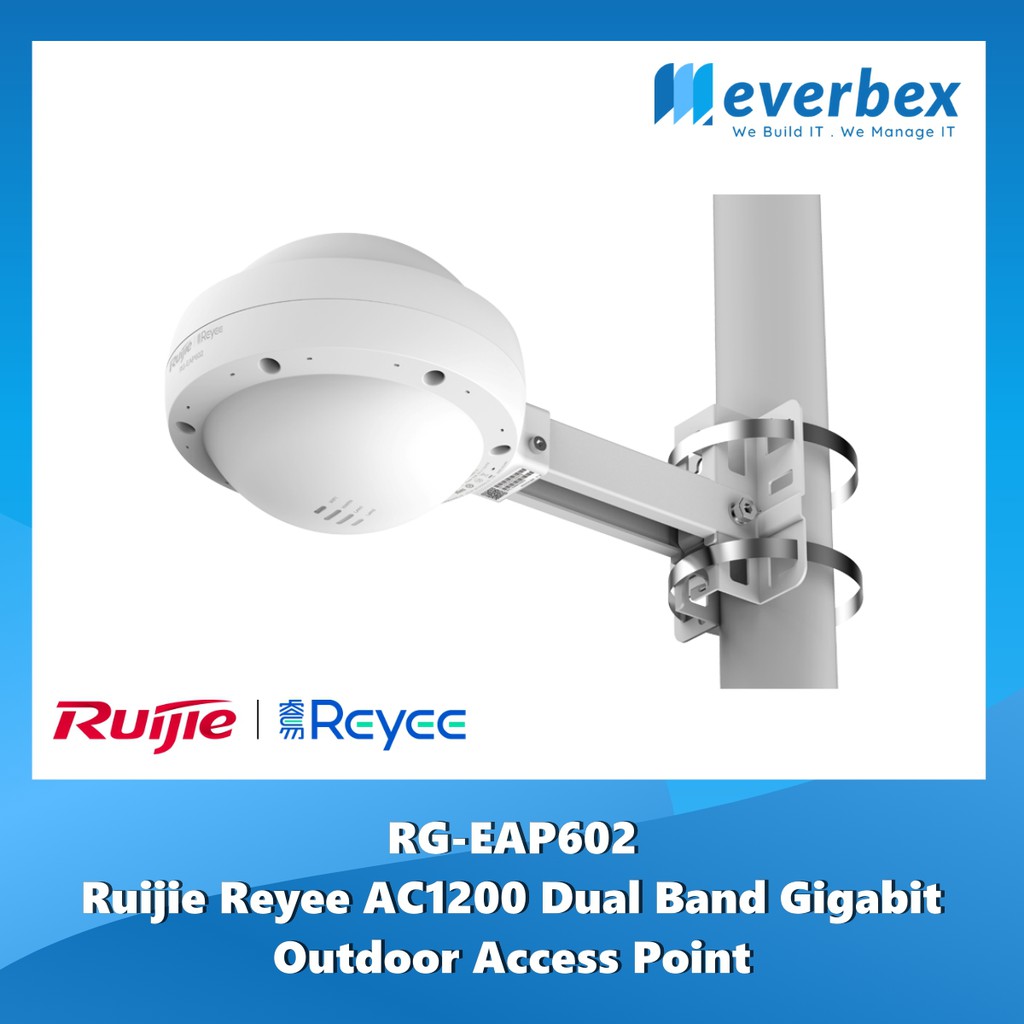 Ruijie Reyee RG-EAP602 AC1300 Dual Band Gigabit Outdoor Access Point ...