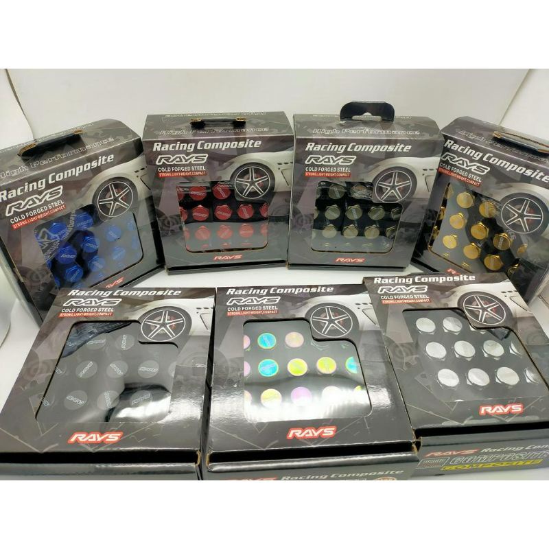 irays racing nut &lock tayar nut pajang wheel nut sport rim nut besi ...