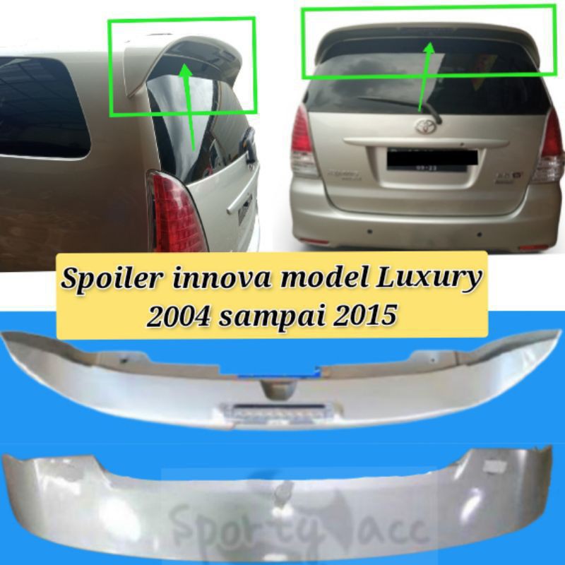 Toyota Innova Spoiler luxury model | Shopee Malaysia