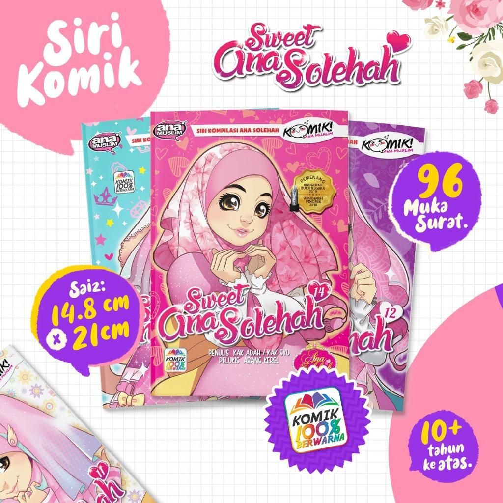 Ana Muslim Koleksi Komik Sweet Ana Solehah - Siri 1 - 16 - Anugerah ...
