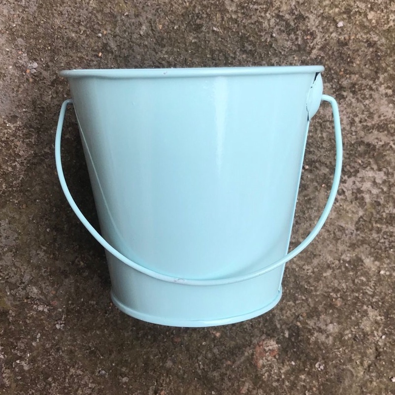 Hanging Planter Pot Garden Pasu Bunga Besi Baldi Tin Bunga Plant Home ...