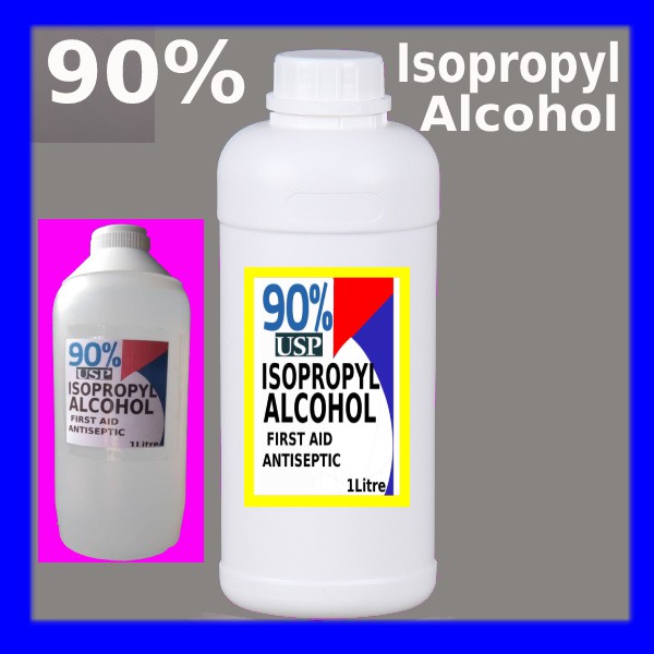 1 liter 90% Isopropyl Alcohol, Undiluted IPA, Purity Grade | Shopee ...