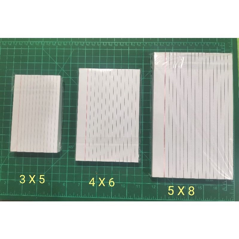 Index Card (1/8,1/4,1/2) | Shopee Malaysia