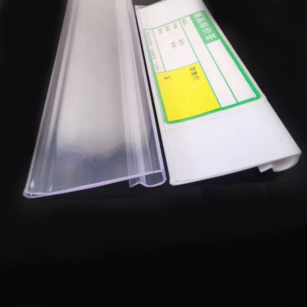 20 Pcs Shelf Price Tag Label Holder Display Bar for Shopping Mall ...