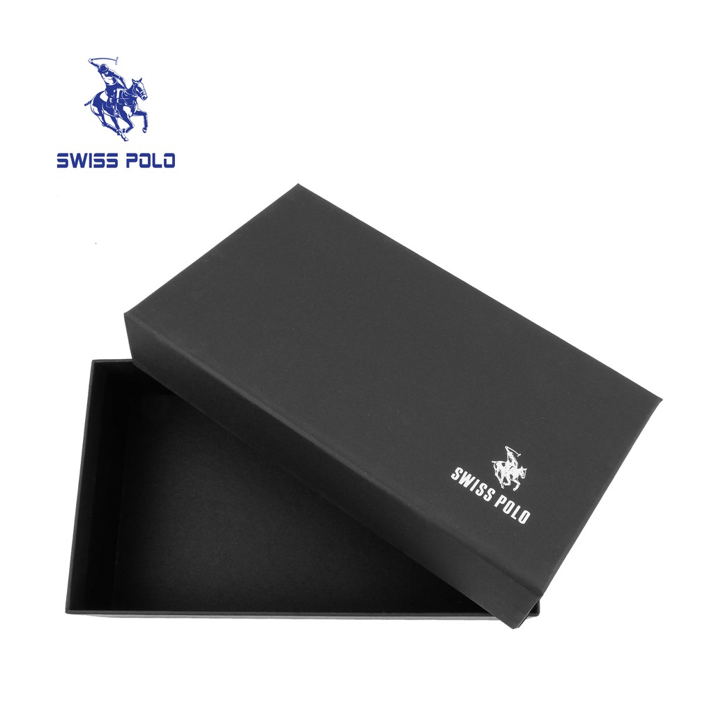 Swiss Polo Premium Box For Long Wallet / Long Purse & Belt - Black SPX ...