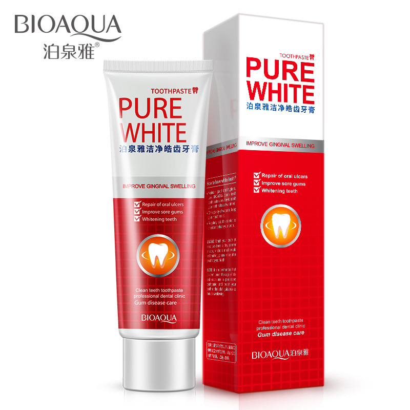 BIOAQUA Mint Pure White Toothpaste 120g | Shopee Malaysia