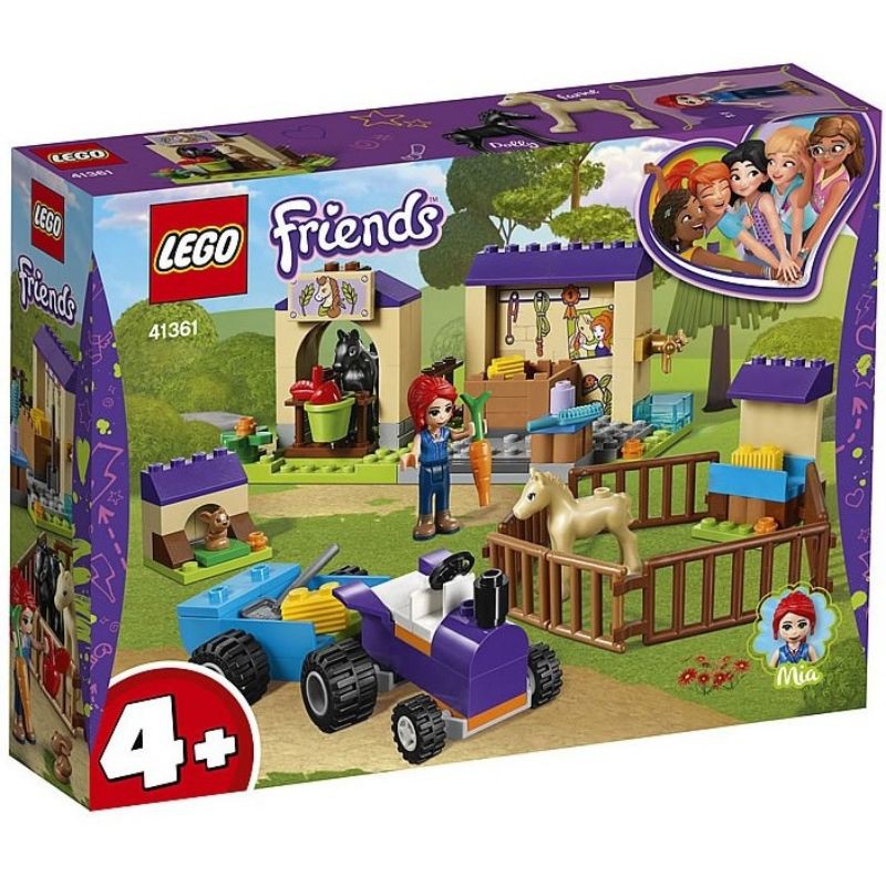 Lego Friends - 41361 Mia's Foal Stable & Tractor | Shopee Malaysia