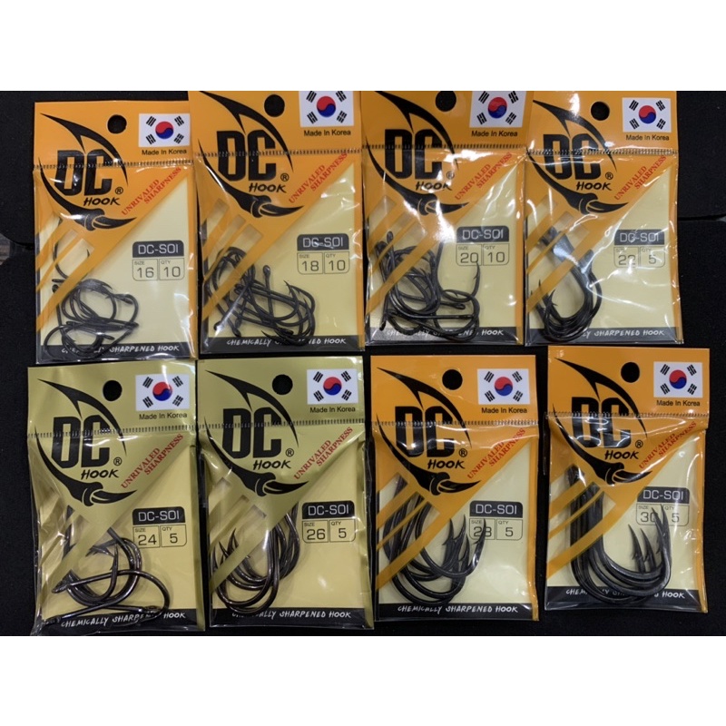HOOK DRAGON CLAW DC-SOI HOOK KOREA BLACK 2X | Shopee Malaysia