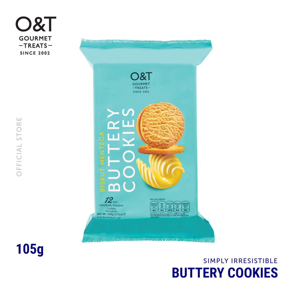 Casahana O&T Buttery Cookies Flavor Wedding Doorgift Single Double Biskut Mentega | Shopee Malaysia