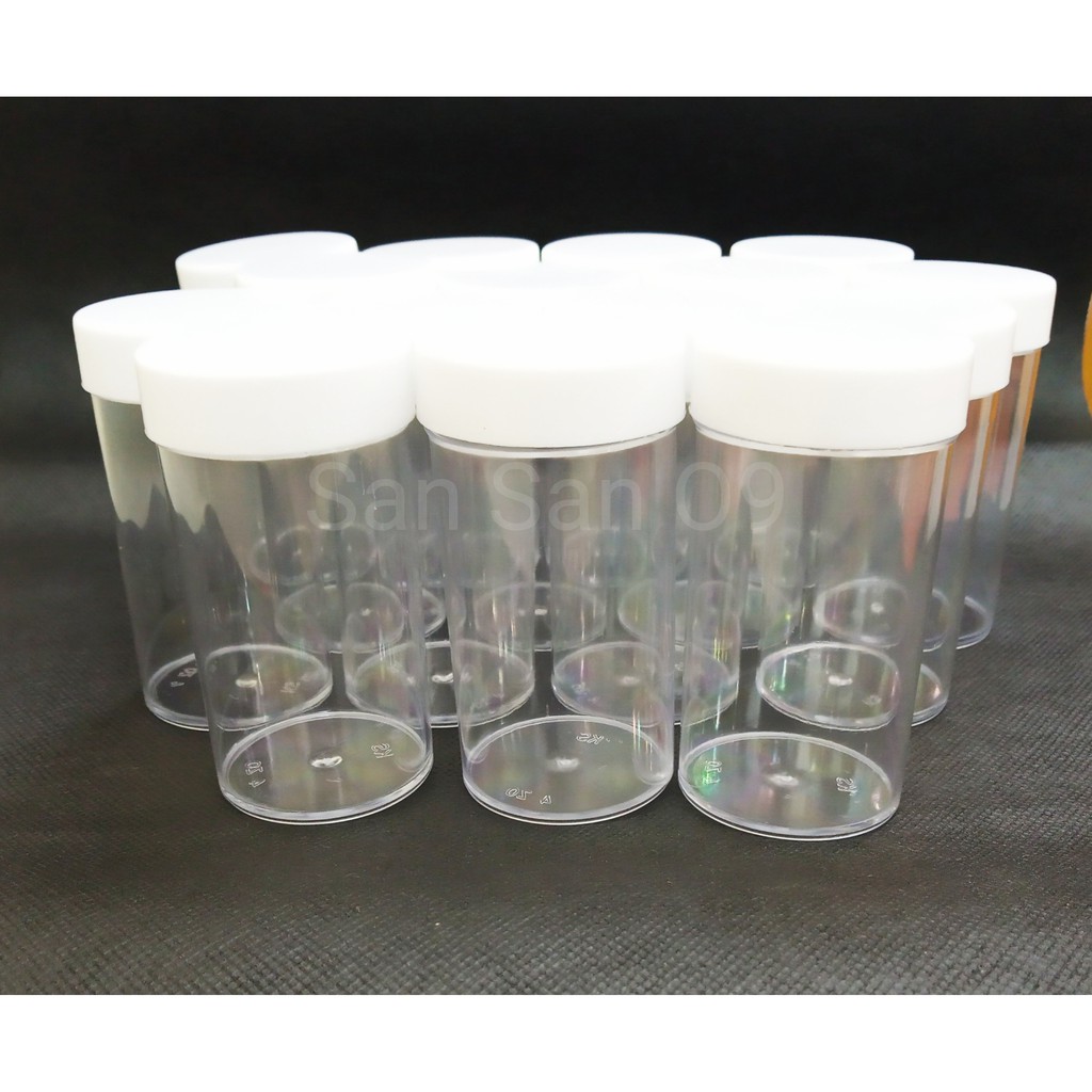 [READY STOCK] 144 pcs - 4oz Empty Pill Box Tablet/Capsule Transparent ...