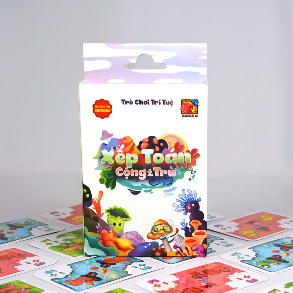 Addition and Subtraction Math Card - Vietnamese Board Game | Shopee ...