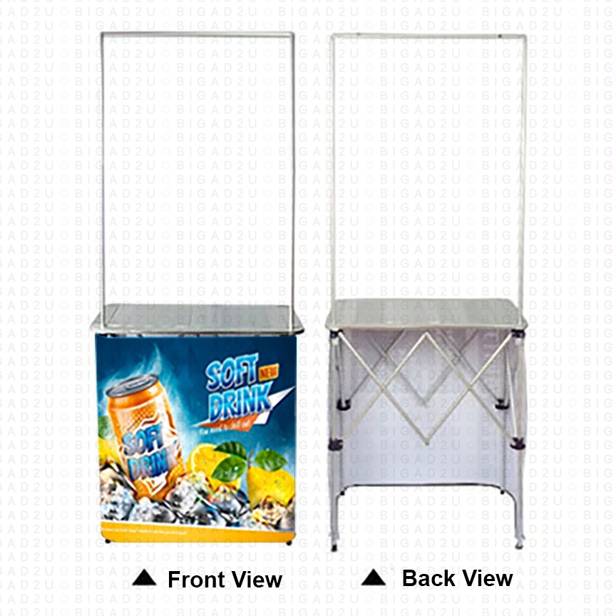 Portable Promotional Counter Sampling Booth Display Counter | Shopee ...