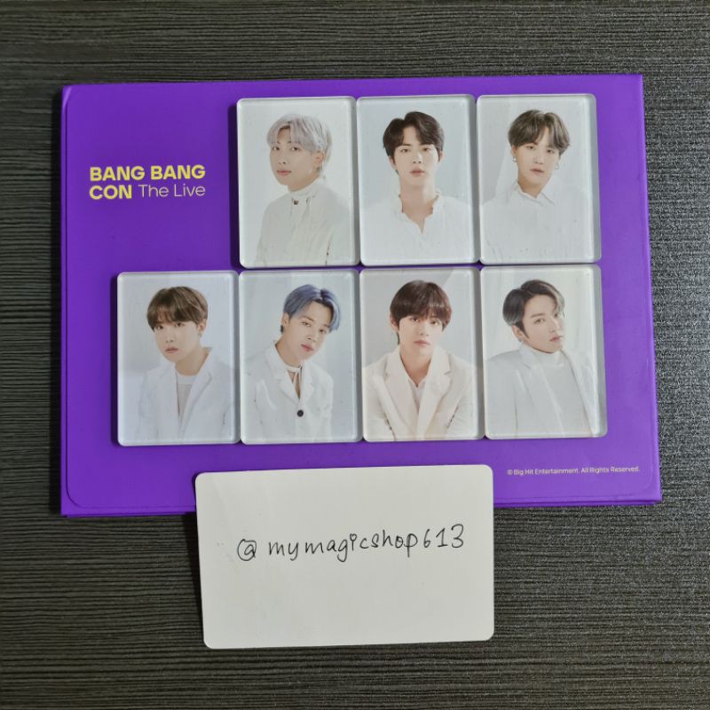 BTS BANG BANG CON THE LIVE OFFICIAL MD - PHOTO MAGNET SET (LOOSE ...