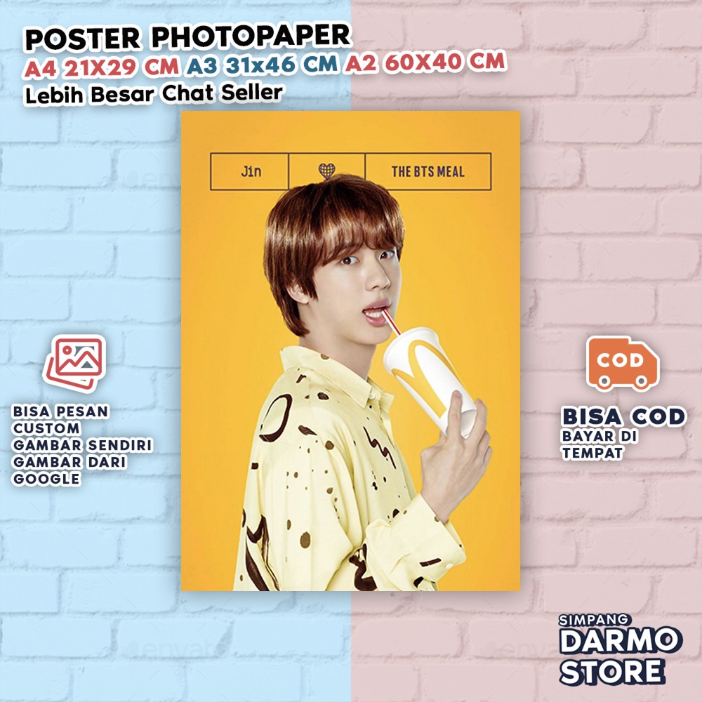 HIASAN DINDING Mcdonald Poster Vintage Retro And Latest Version Colabs ...