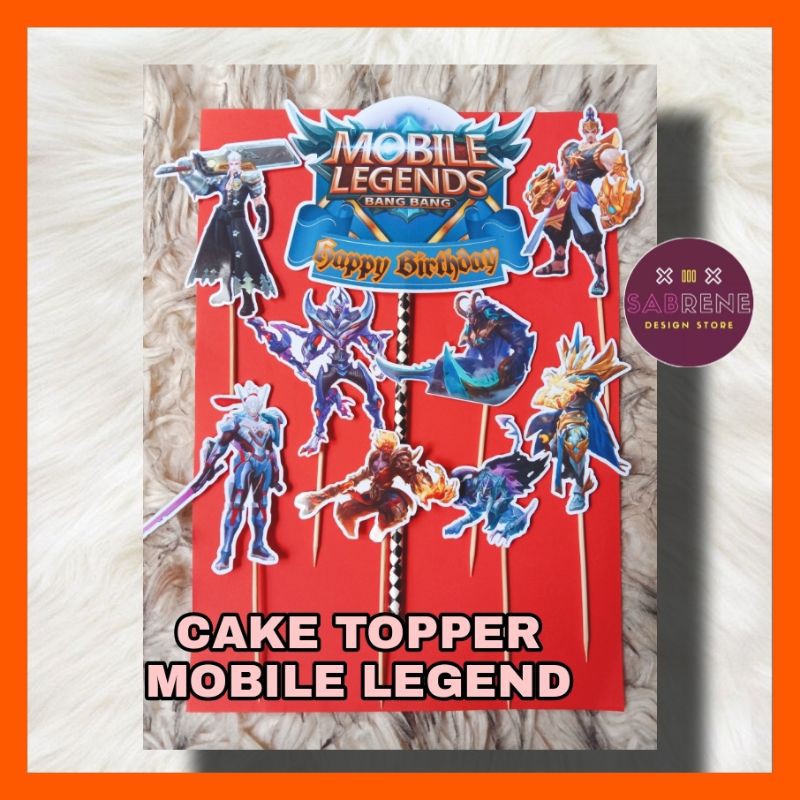 Cake Topper Mobile Legends Ready Stock | Shopee Malaysia
