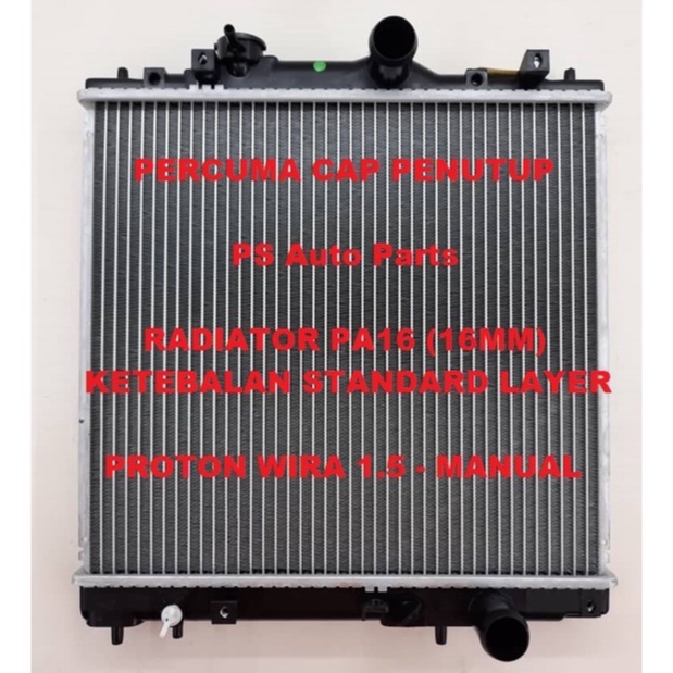 (PERCUMA PENUTUP) Radiator Proton Wira 1.5 Manual Tangki Air Kereta ...