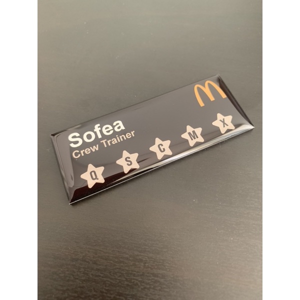 Name tag Epoxy Mcd’/Tag Nama Kristal/Epoxy dome name tag | Shopee Malaysia