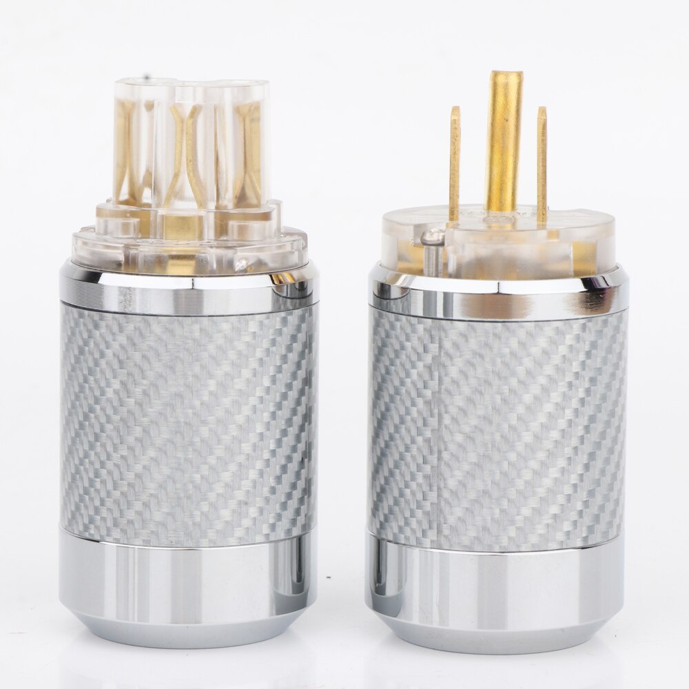 Preffair WCF4-TG Top Clear Carbon Fiber Gold Plated With gasket ...