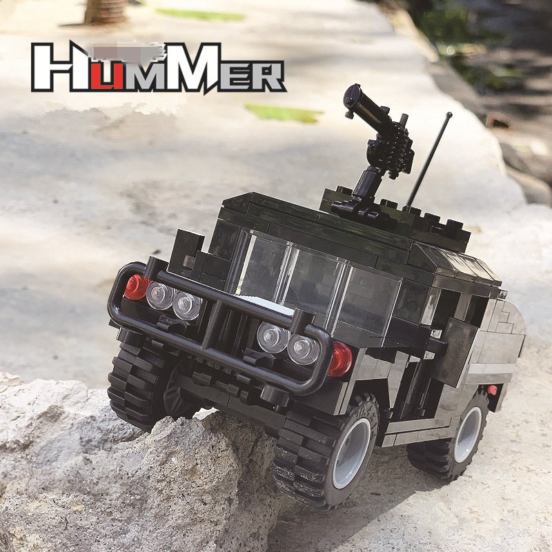 Hummer Building Blocks Soldiers Mini Figures SWAT Series Kids Education ...
