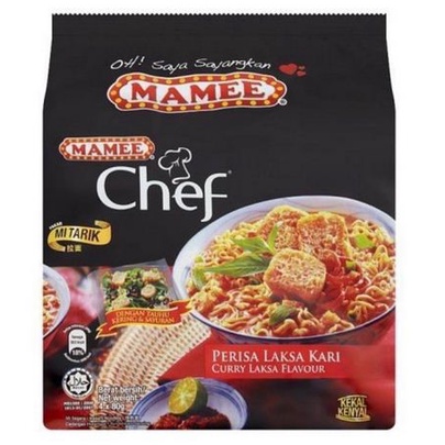 ⚡24hour Delivery⚡MAMEE CHEF Curry Laksa/Spicy Chicken Shiitake/Tom Yam ...