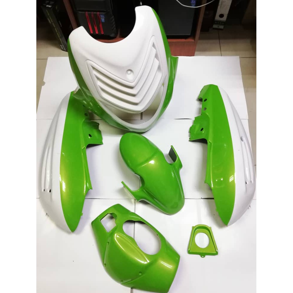 COVER SET MOTOR MOSKITO NEW DESIGN COLOUR GREEN | Shopee Malaysia