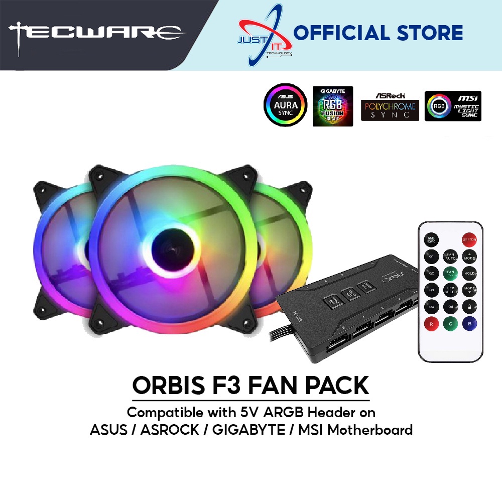TECWARE ORBIS F3 Starter Kit ARGB Fan | Shopee Malaysia