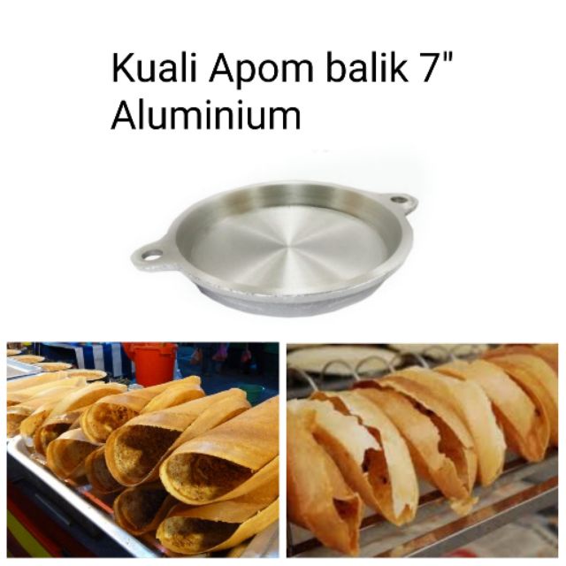 Kuali Apom Balik aluminium 7" /Acuan Apam Balik aluminium /aluminium ...