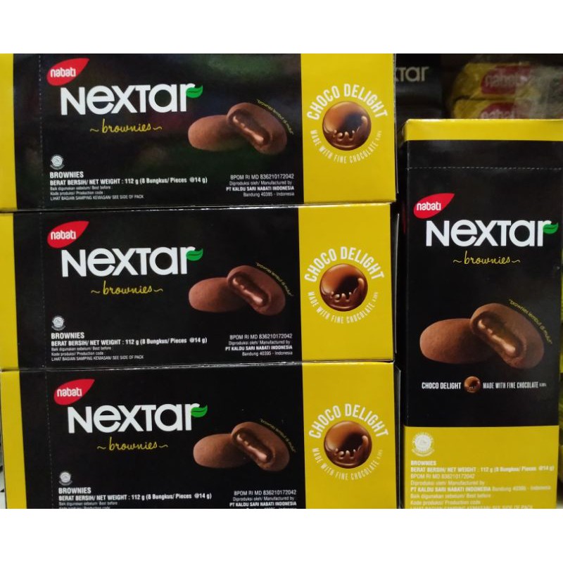 NABATI NEXTAR BROWNIES CHOCO DELIGHT WITH FINE CHOCOLATE (1 BOX/30 ...